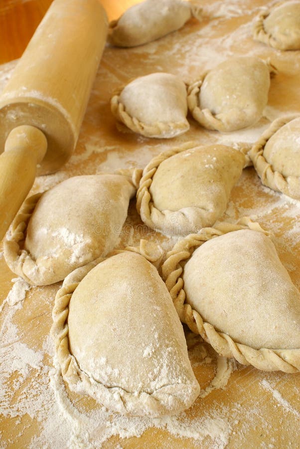 Pierogi stock image. Image of rolling, healthy, recipe - 9166293