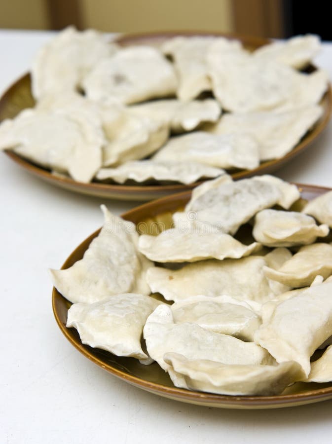 Pierogi (dumplings) stock photo. Image of christmas, unleavened - 7618612