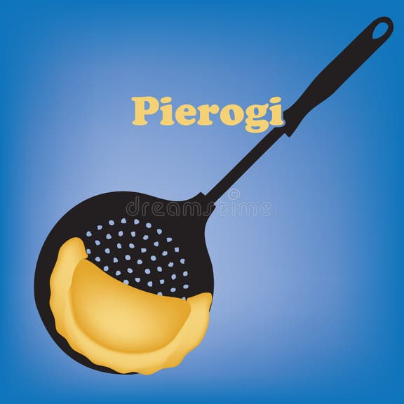 Pierogi poster stock vector. Illustration of vector - 321751603