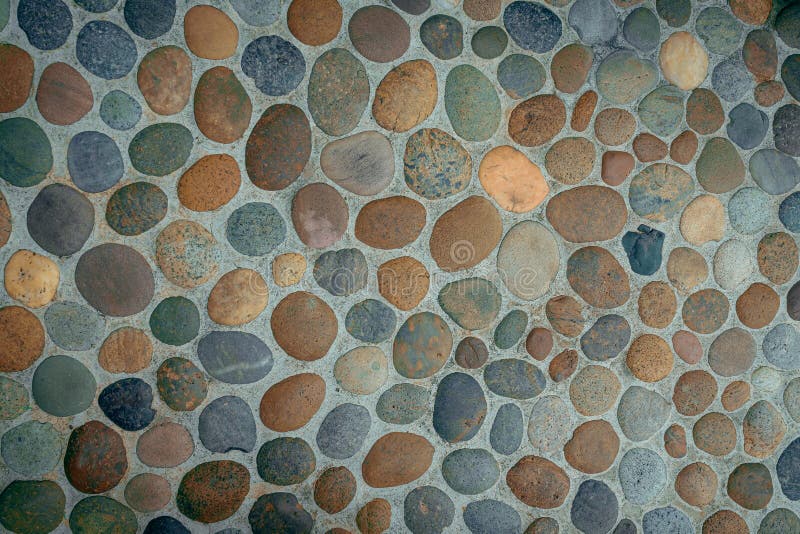 Texture En Pierre De Carrelage De Caillou Image stock - Image du lisse ...