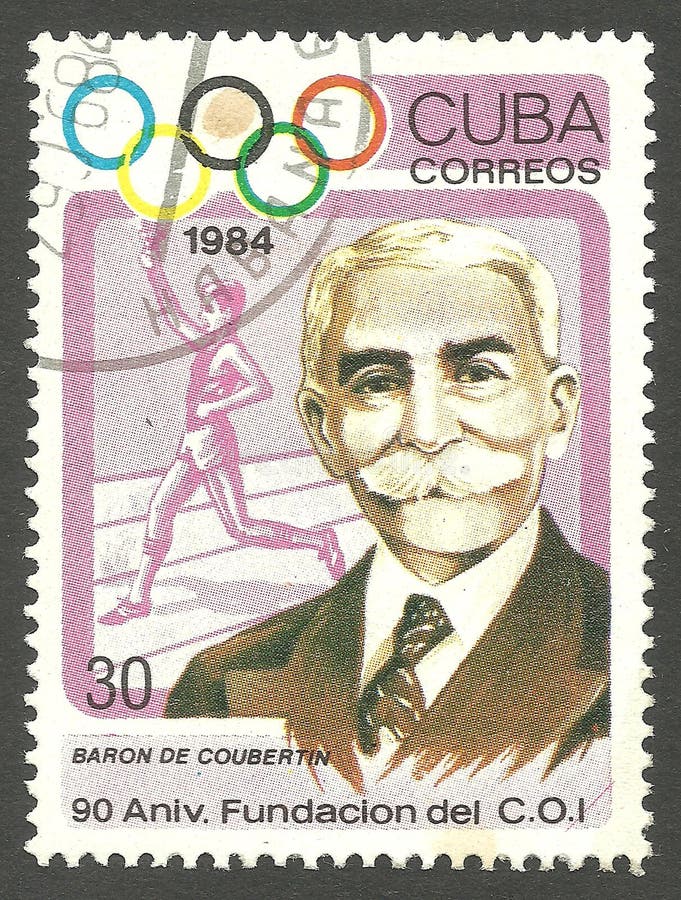 Pierre de Coubertin fotografía editorial. Imagen de verano - 105330087