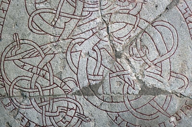 Pierre de Rune image stock. Image du passé, caractères - 32196127