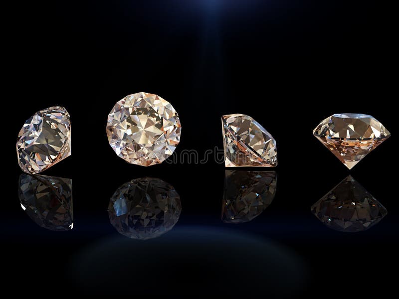 Pierre Gemme De Forme Ronde Collections De Gemmes De Bijou Image stock ...