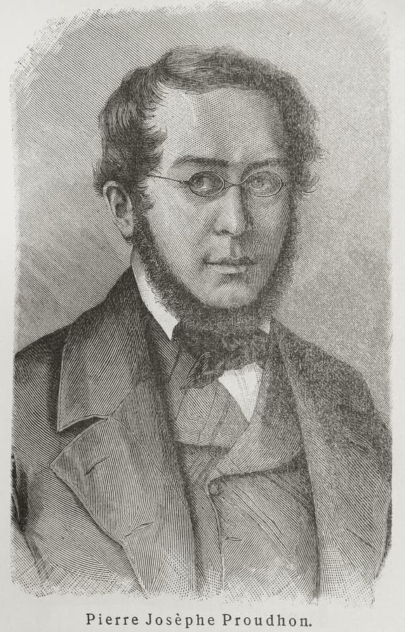 Pierre-Joseph Proudhon editorial stock image. Illustration of celebrity ...