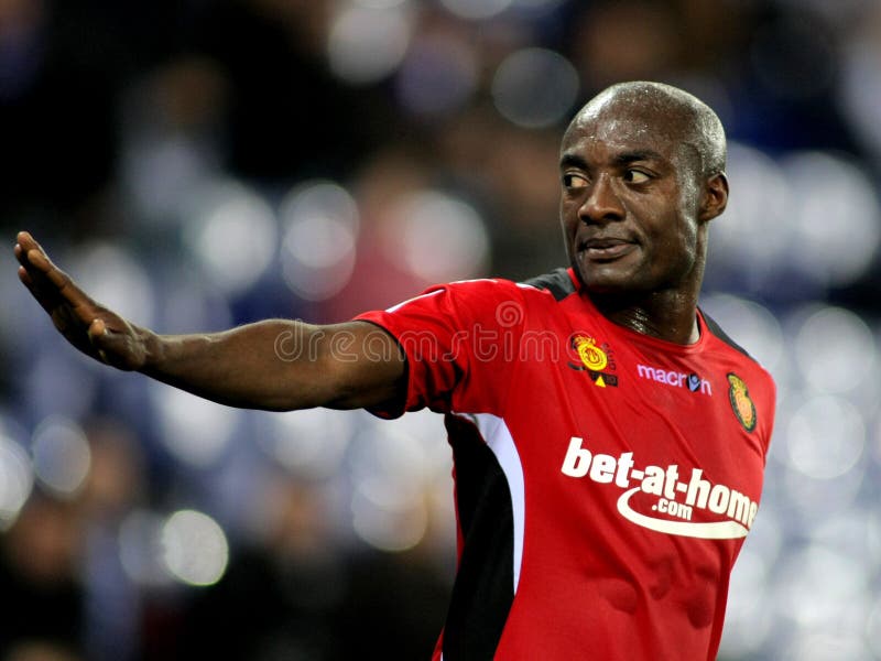 Pierre Webo of Mallorca editorial stock image. Image of team - 18594339