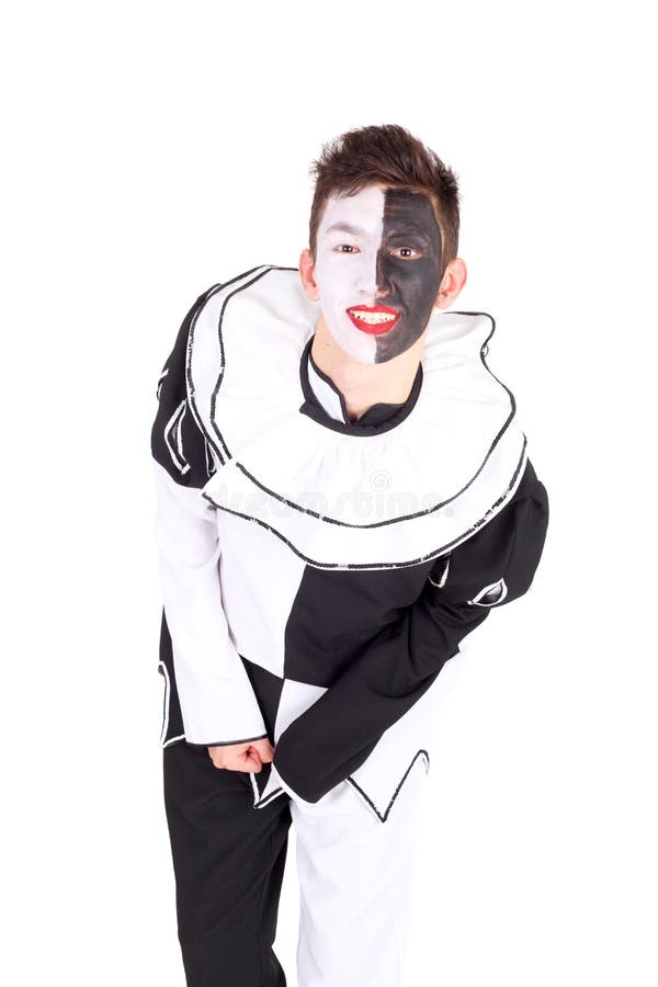 Happy Pierrot stock photo. Image of clown, cute, circus - 31064770