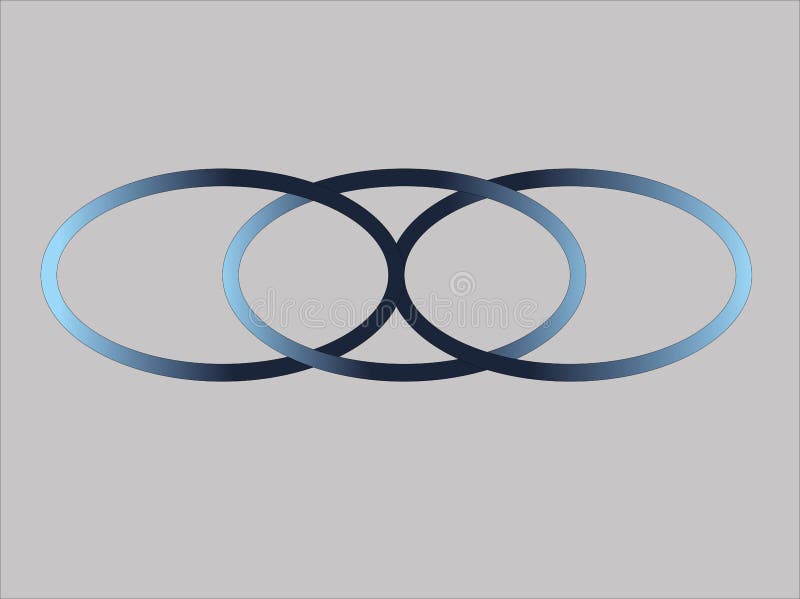 Intertwining Circles Stock Illustrations – 91 Intertwining Circles ...