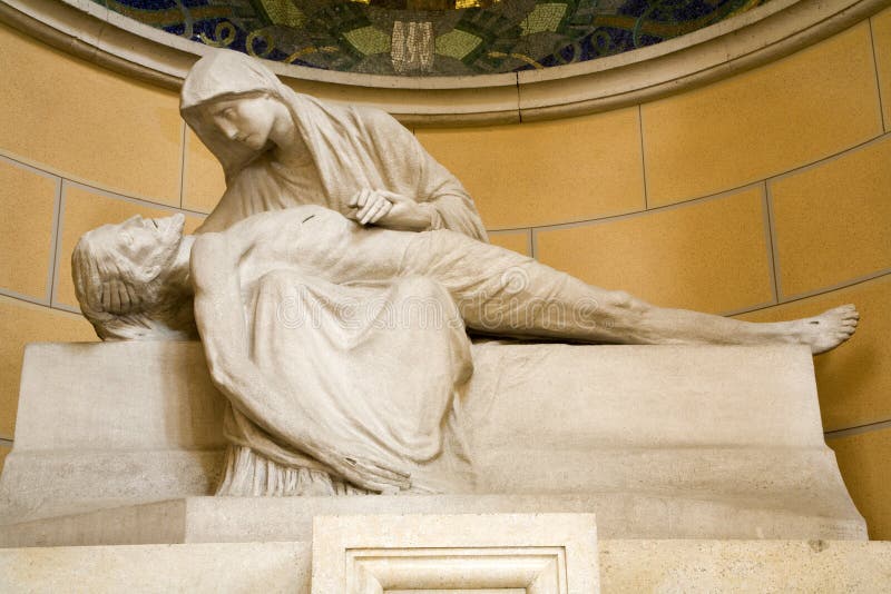 Pietà Da Una Chiesa Di Vienna Fotografia Stock - Immagine di cristo ...