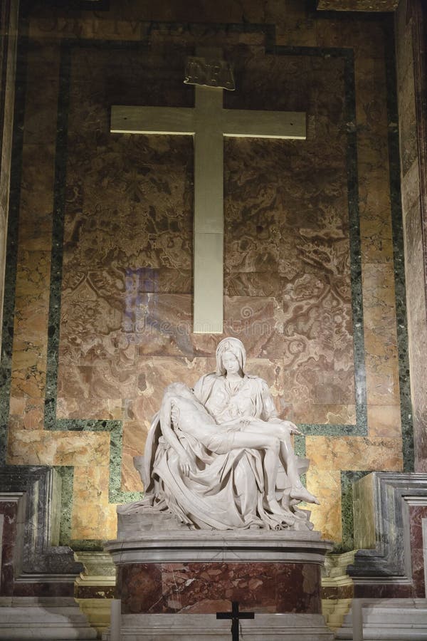 Pieta sculpture editorial photography. Image of sculptured - 15895012