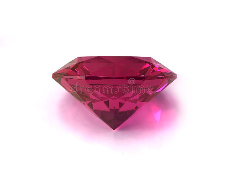 Granato rodolite fotografia stock. Immagine di isolato - 7425482