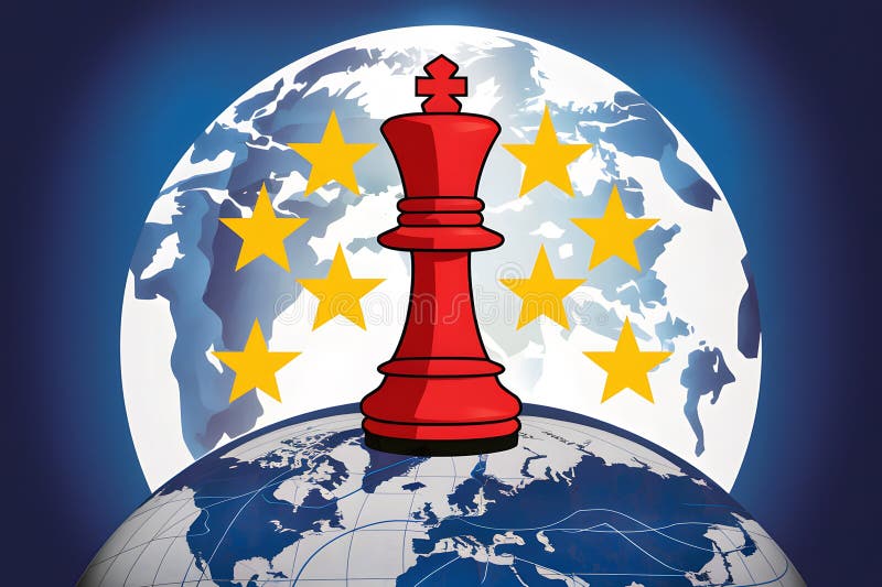 Pieza De Ajedrez Del Rey Rojo En El Mundo Que Simboliza El Dominio Y El ... Pieza De Ajedrez Del Rey Rojo En El Mundo Que Simboliza El Dominio Y El ...