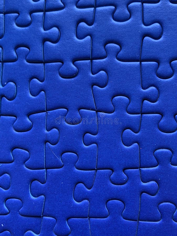 Piezas De Rompecabezas Azules Foto de archivo - Imagen de concurso ...
