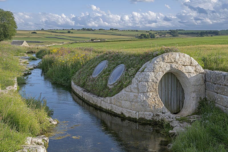 A Pig Ark in a Farmyard, Rustic and Functional, Rural Setting Stock ...