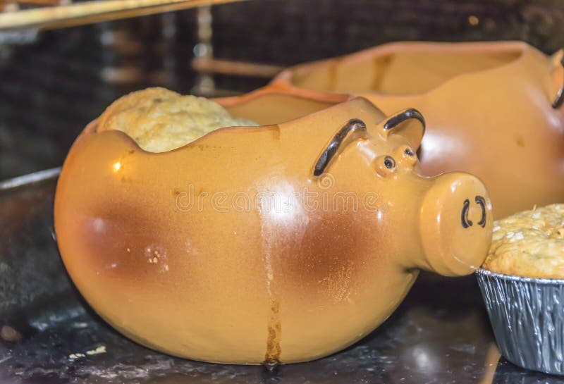 Pig baking fun stock photo. Image of warm, temperature - 94517992