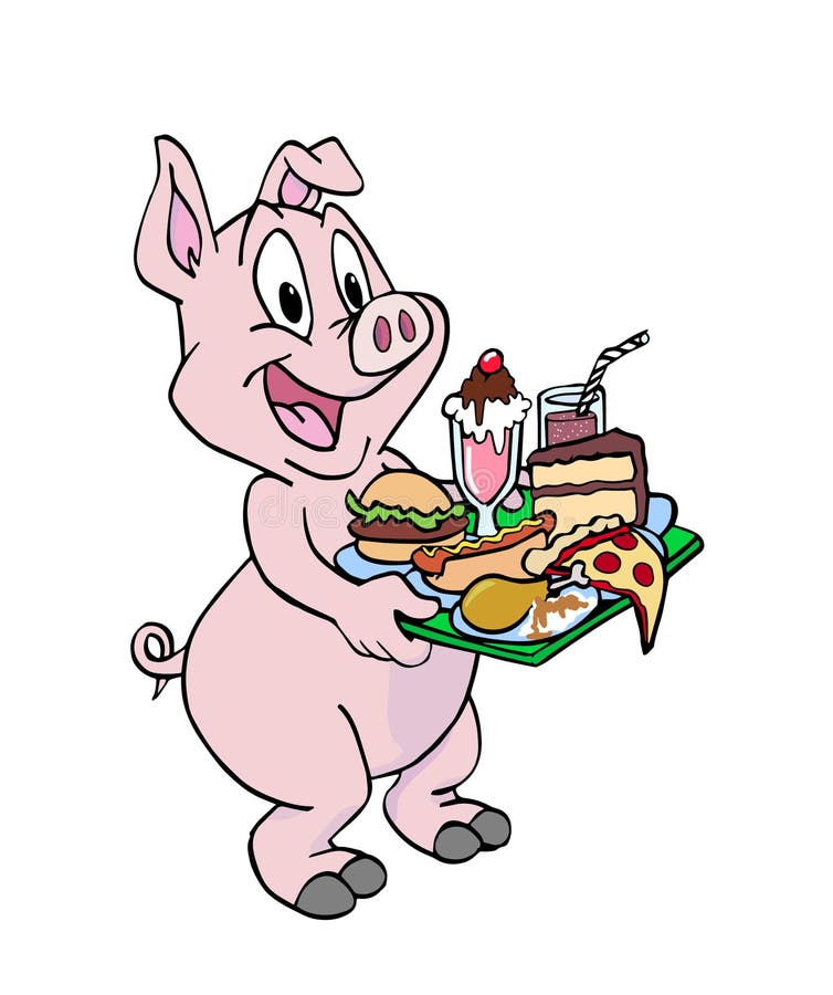 Pigs Eating Stock Illustrations – 113 Pigs Eating Stock Illustrations ...