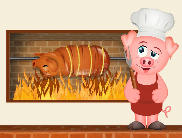 Pig Cooking Stock Illustrations – 6,839 Pig Cooking Stock Illustrations ...