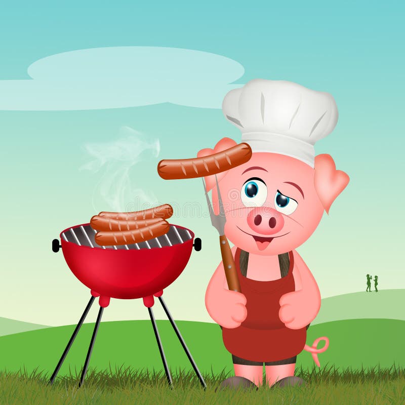 Pig Cooking Stock Illustrations – 7,487 Pig Cooking Stock Illustrations ...