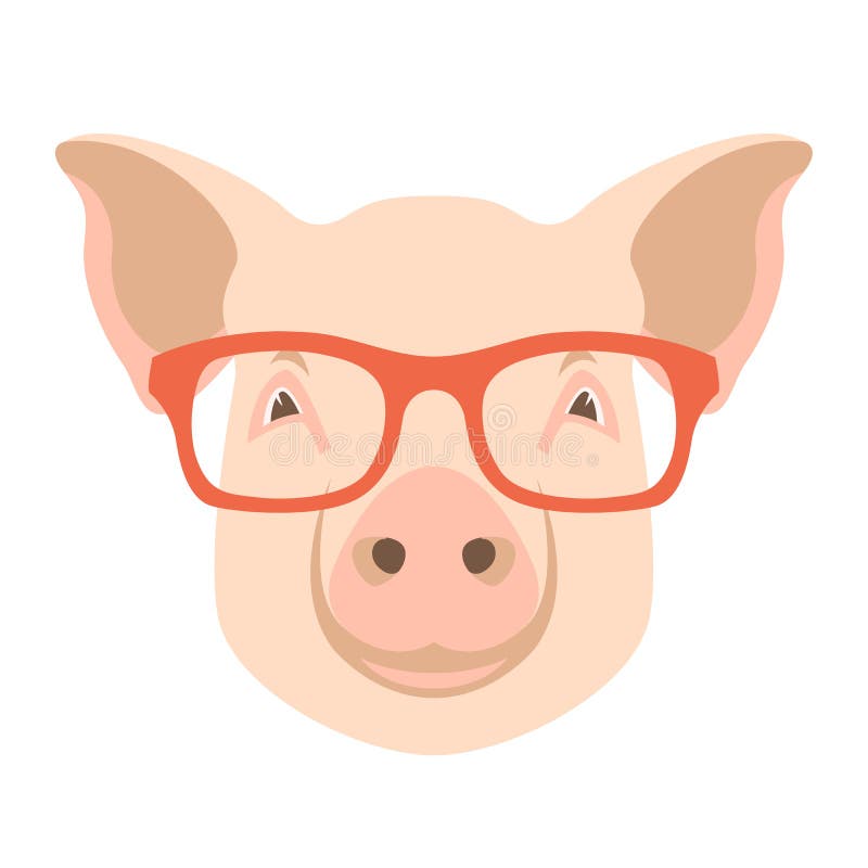 Pig Face Side Stock Illustrations – 168 Pig Face Side Stock ...