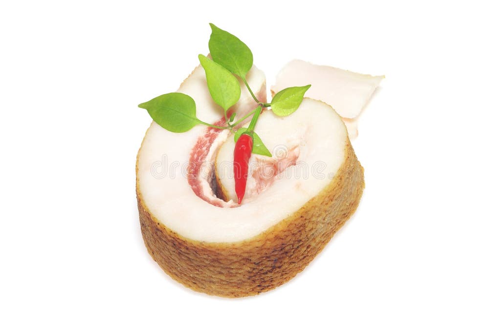 Pig fat isolated stock photo. Image of fruit, white, cholesterol - 7480866