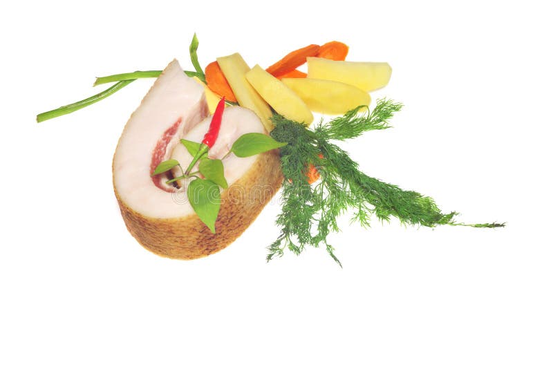 Pig fat isolated stock photo. Image of white, meat, pork - 7480872