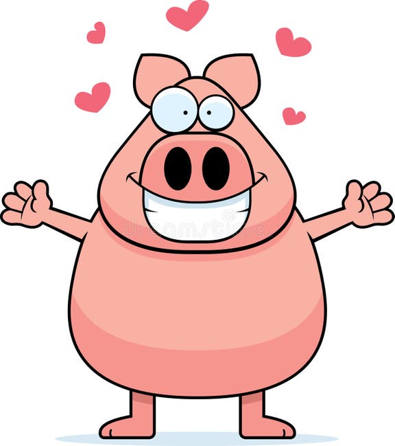 Pig Hug Stock Illustrations – 397 Pig Hug Stock Illustrations, Vectors ...