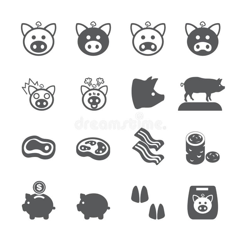 Pig Icon Stock Illustrations – 75,248 Pig Icon Stock Illustrations ...