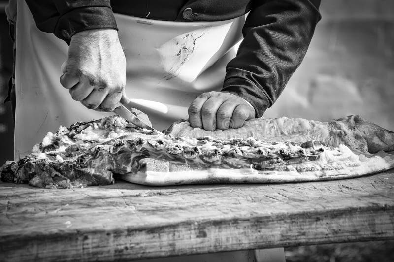 Pig killing stock image. Image of butcher, blood, knife - 50616961