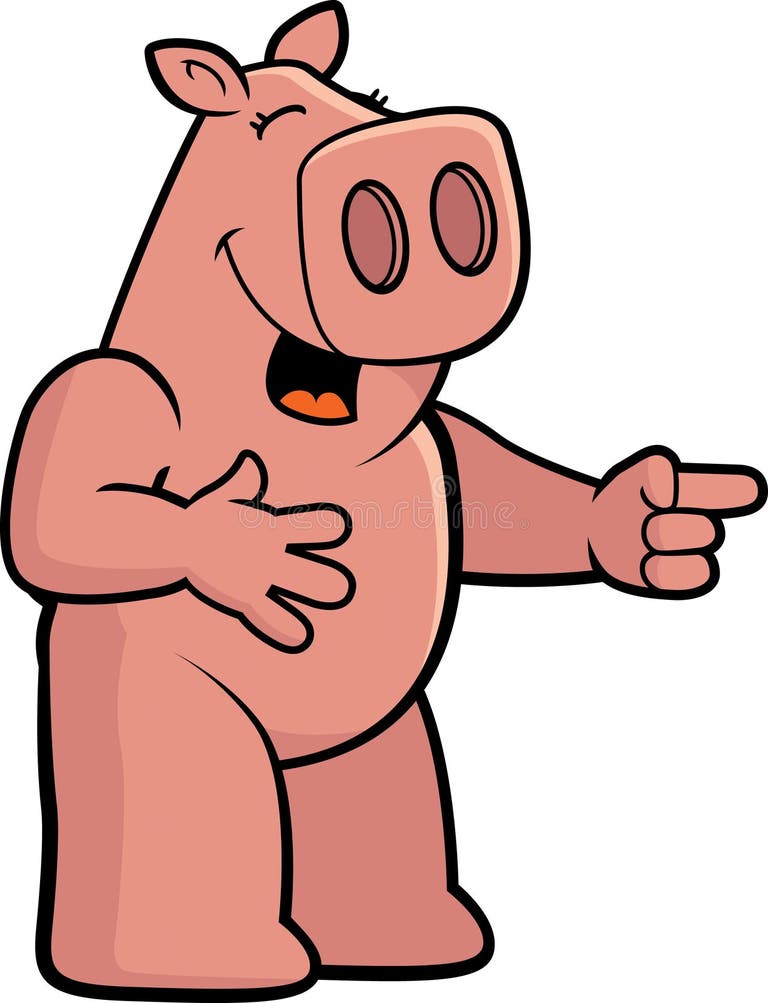 Pointing Pig Stock Illustrations – 229 Pointing Pig Stock Illustrations ...
