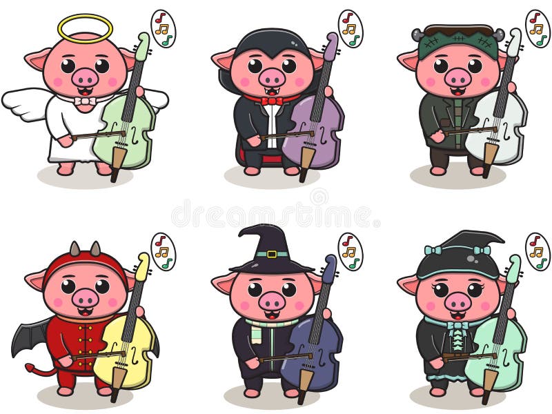 Pig Instrument Stock Illustrations – 402 Pig Instrument Stock ...