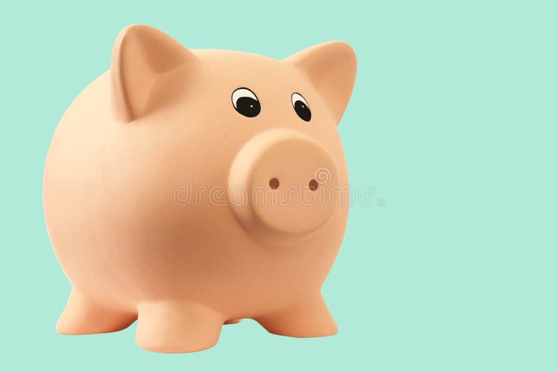 Pig piggy bank stock photo. Image of glass, text, white - 52081894