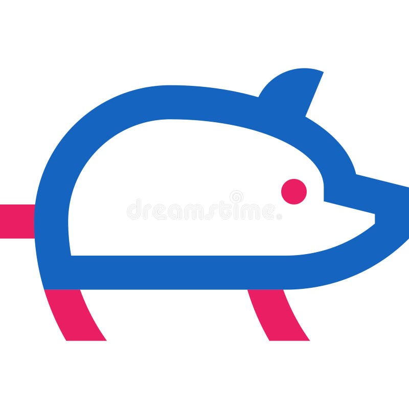 Pig, Piggy, Piglet Vector Icon Stock Vector - Illustration of swine ...