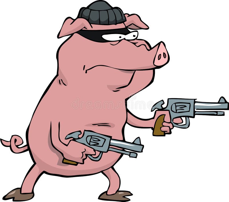 Cartoon Thief Pink Piggy Bank Stock Illustrations – 18 Cartoon Thief ...