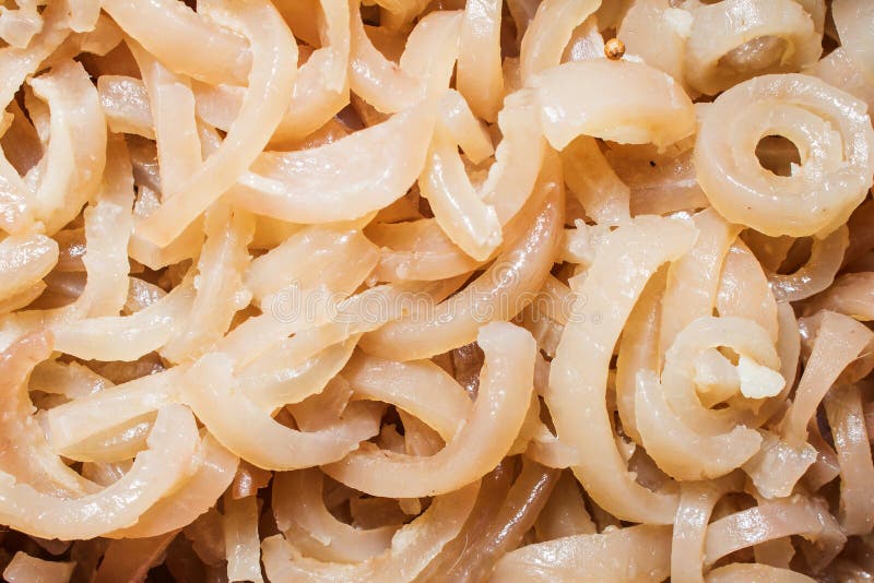 Pig Skin Sliced for Cooking Stock Image - Image of appetizer ...