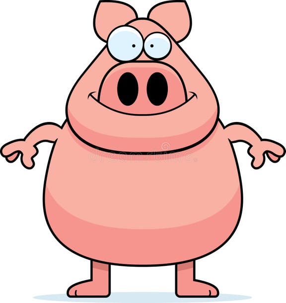 Cartoon Smiling Pink Pig Stock Illustrations – 3,819 Cartoon Smiling ...