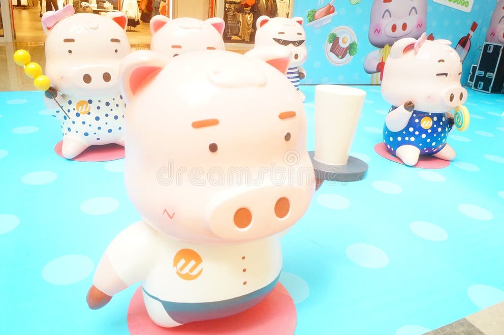 Pig statue editorial photo. Image of architecture, crafts - 77024661