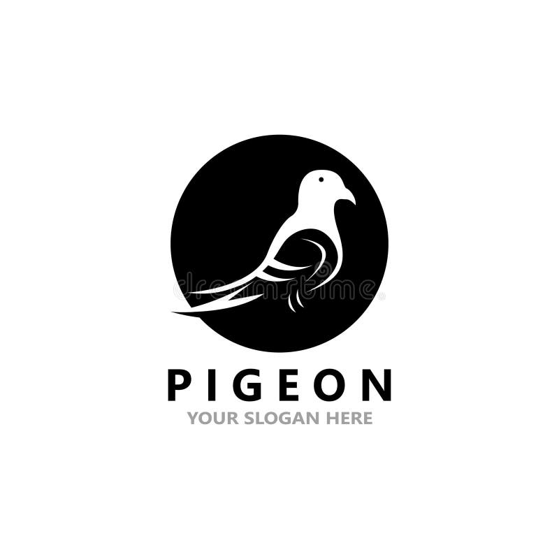 Pigeon Bird Logo Vector Icon Illustration Design Template Stock ...