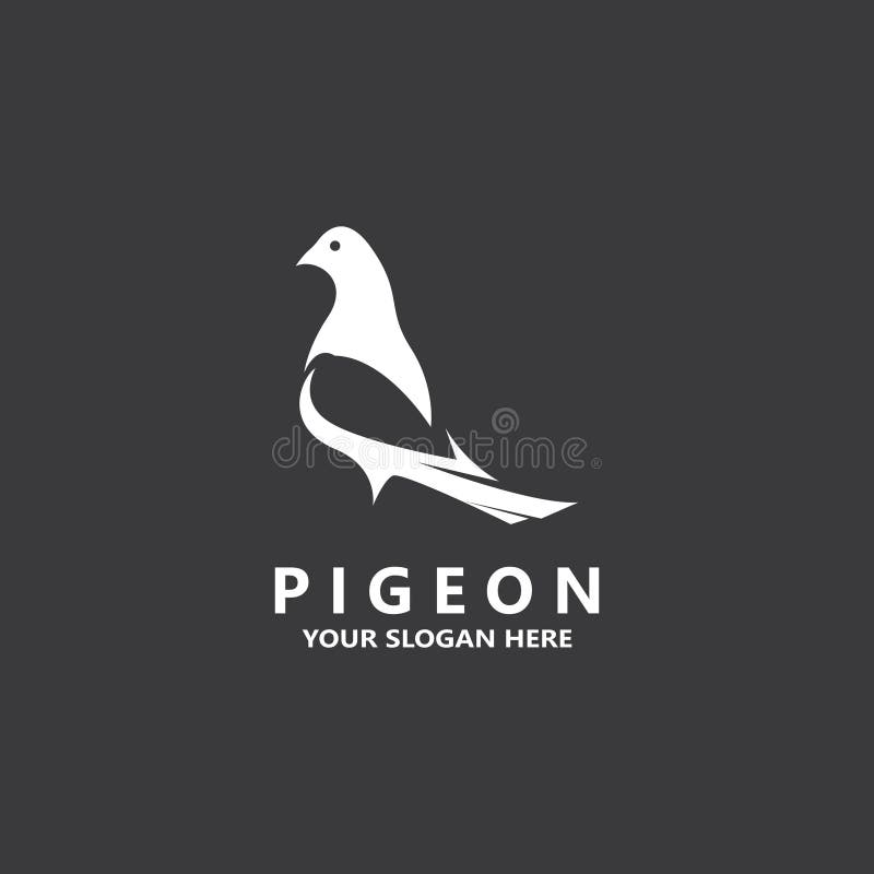 Pigeon Bird Logo Vector Icon Illustration Design Template Stock ...