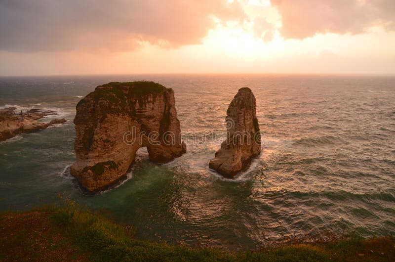 Pigeon cave stock photo. Image of view, mediteranean - 40674088