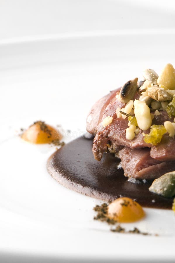 Pigeon plate stock photo. Image of haut, meat, restaurant - 4164206