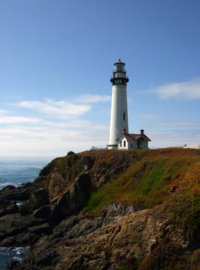 Pigeon Point Lighthouse stock photo. Image of peaceful - 7544734