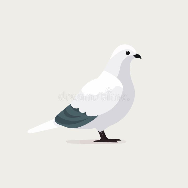 Pigeon Vector Flat Minimalistic Asset Isolated Illustration Stock ...