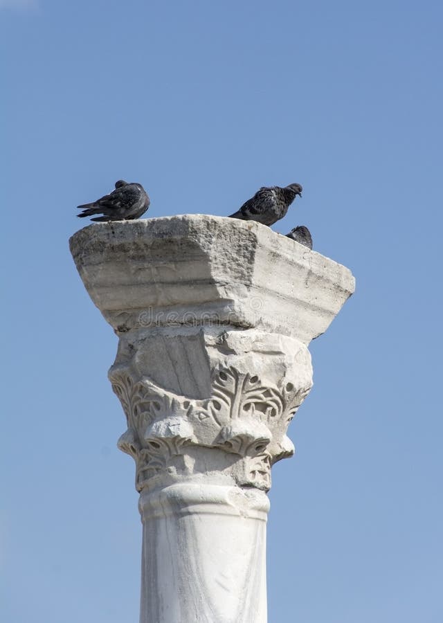 The Rest of the Column - Background, Vintage Stock Photo - Image of ...