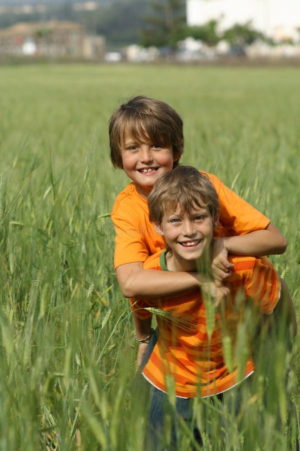 Piggy back stock image. Image of outdoors, love, game, freedom - 685801