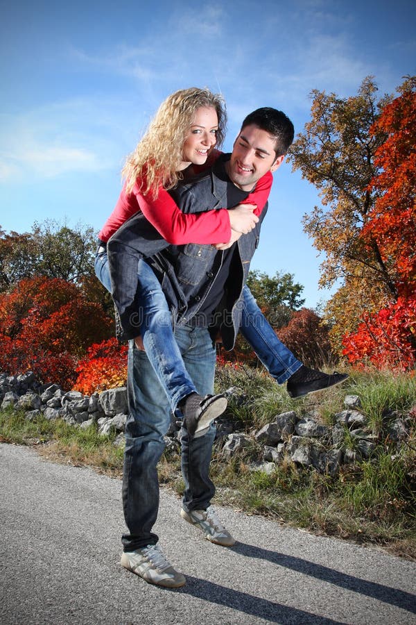 Sister Giving a Piggy Back Ride Stock Image - Image of female, ride ...