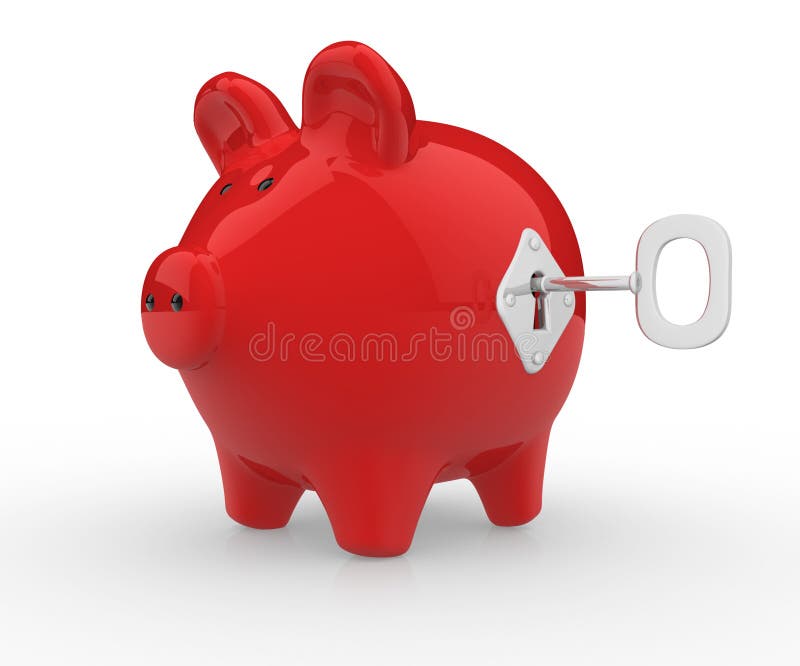 Piggy bank stock illustration. Illustration of authority - 22213565