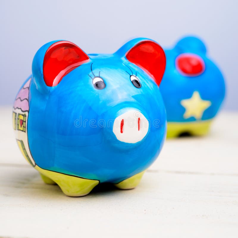 Piggy bank front and rear stock image. Image of piggybank - 29118545