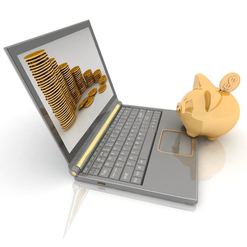 Pig piggy bank stock illustration. Illustration of save - 17427150