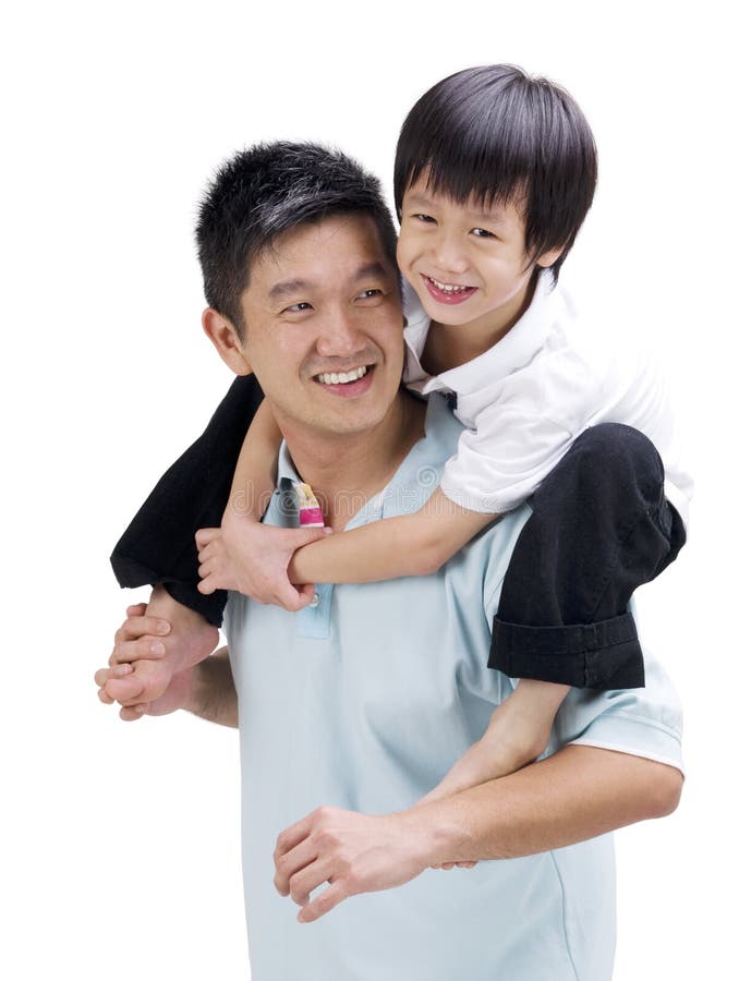 Piggyback stock image. Image of people, asian, person - 21162509