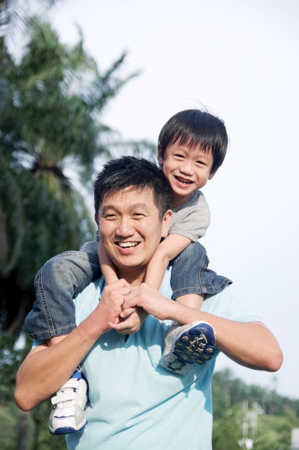 Piggyback stock photo. Image of child, relationship, expression - 21270822