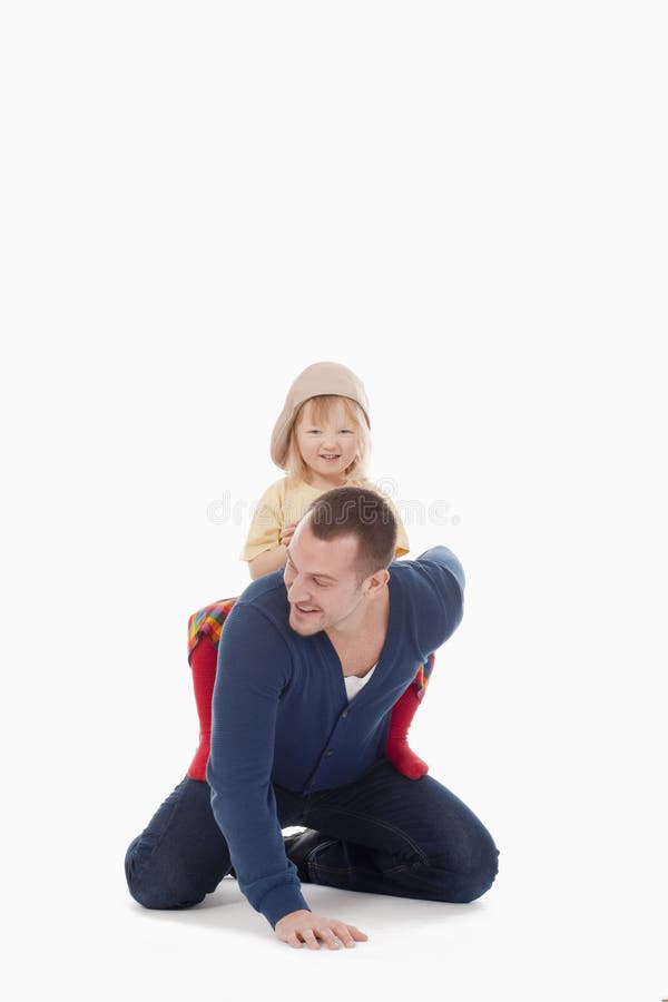 Piggyback ride stock image. Image of piggy, caucasian - 12958411